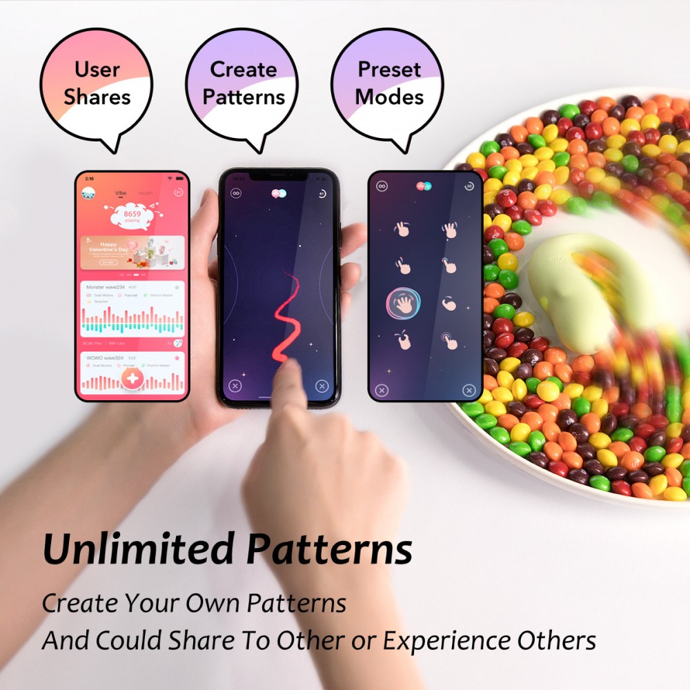 Vibrador Monster Pub 2 Gokilla 8 Vibrações Controle via App - Loja Pimenta