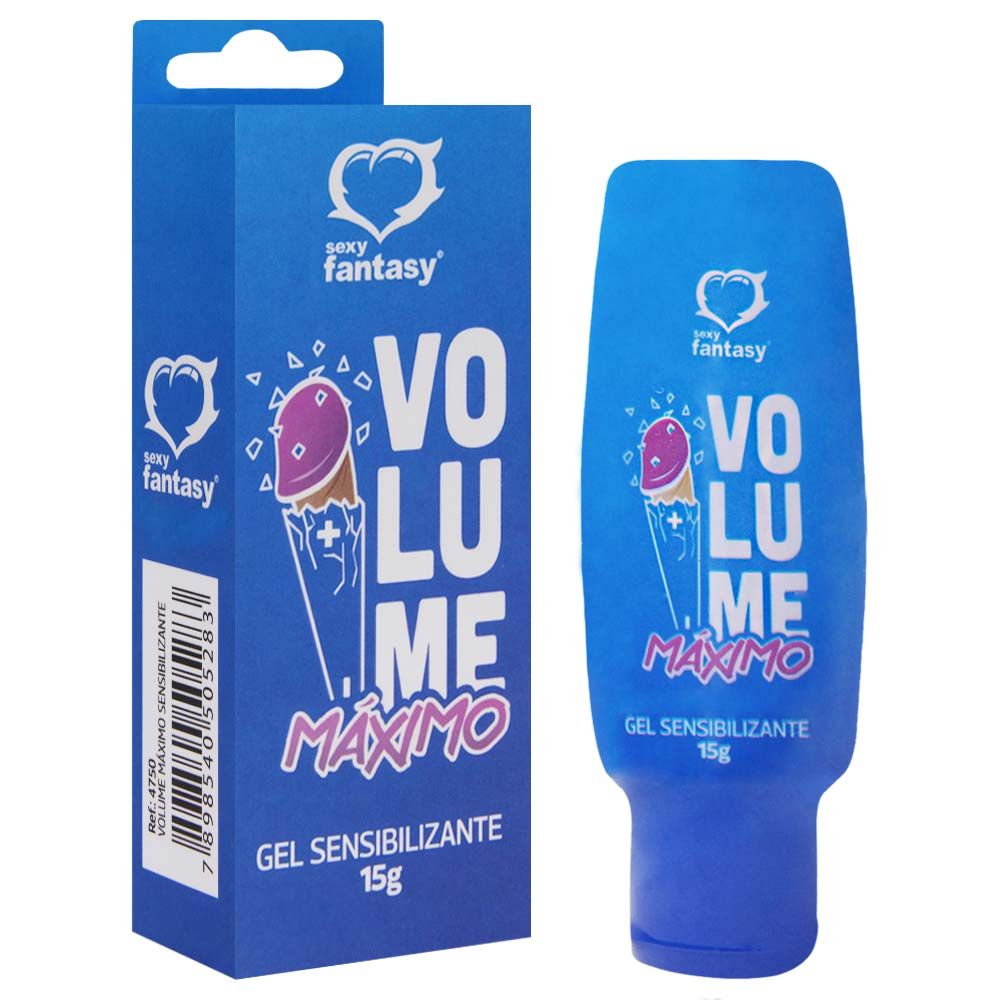 Volume Máximo Gel Sensibilizante 15G Sexy Fantasy - Loja Pimenta