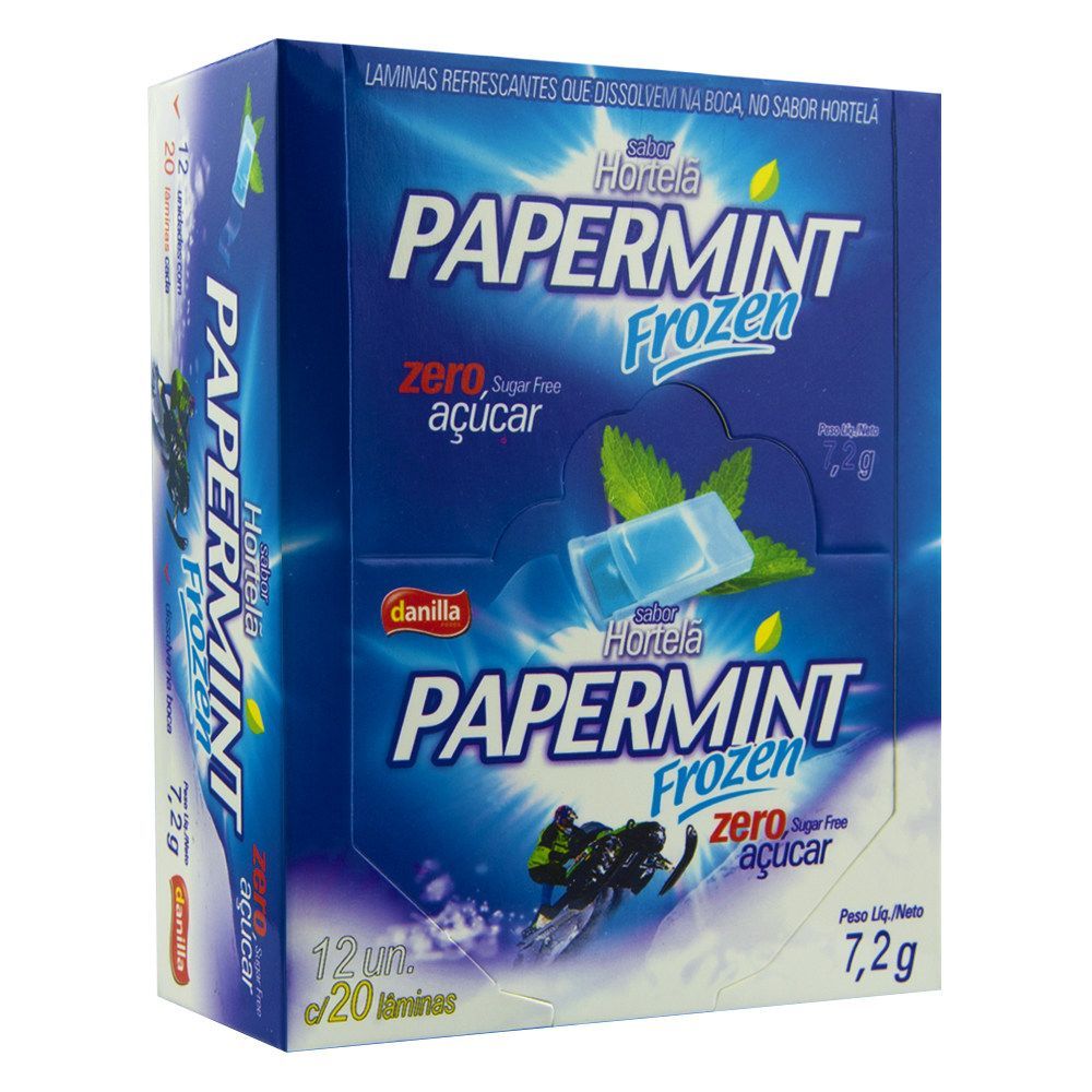 Kit 03 Lâmina Paper Mint Sabor Hortelã Ice Danilla - Loja Pimenta